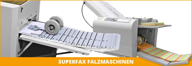 SUPERFAX Falzmaschinen & Falzmaschine online kaufen im Shop!